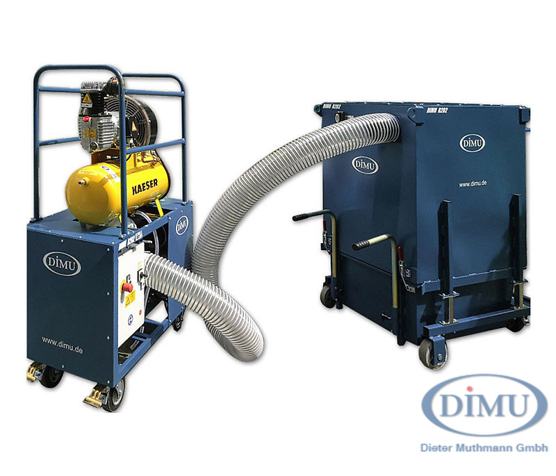 Dimu-Absauganlage Typ R2D2 - DIMU Diamanttechnik Berlin