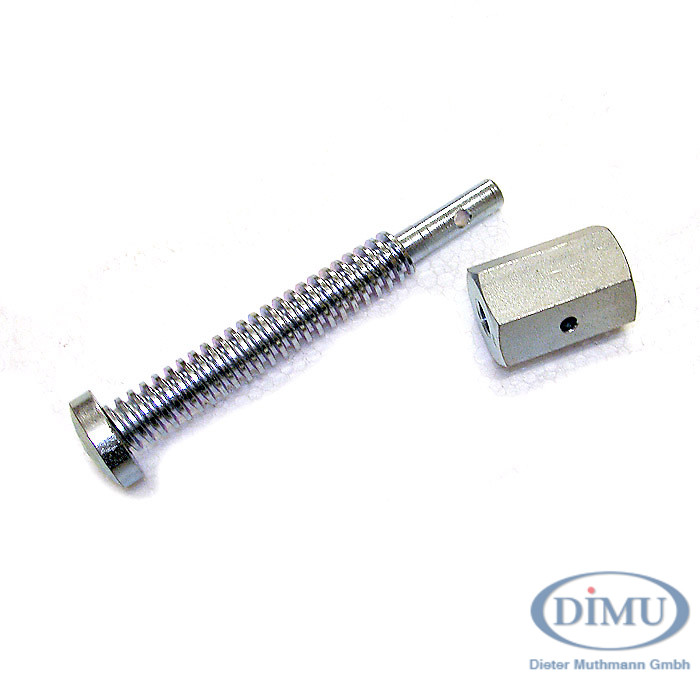 Trapezspindel TR16x4 mit 6-kant Aufsatz - DIMU Diamanttechnik Berlin